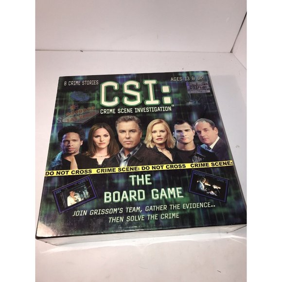 Horn Abbot | Toys | Csi Crime Scene Investigation The Board Game Gill ...